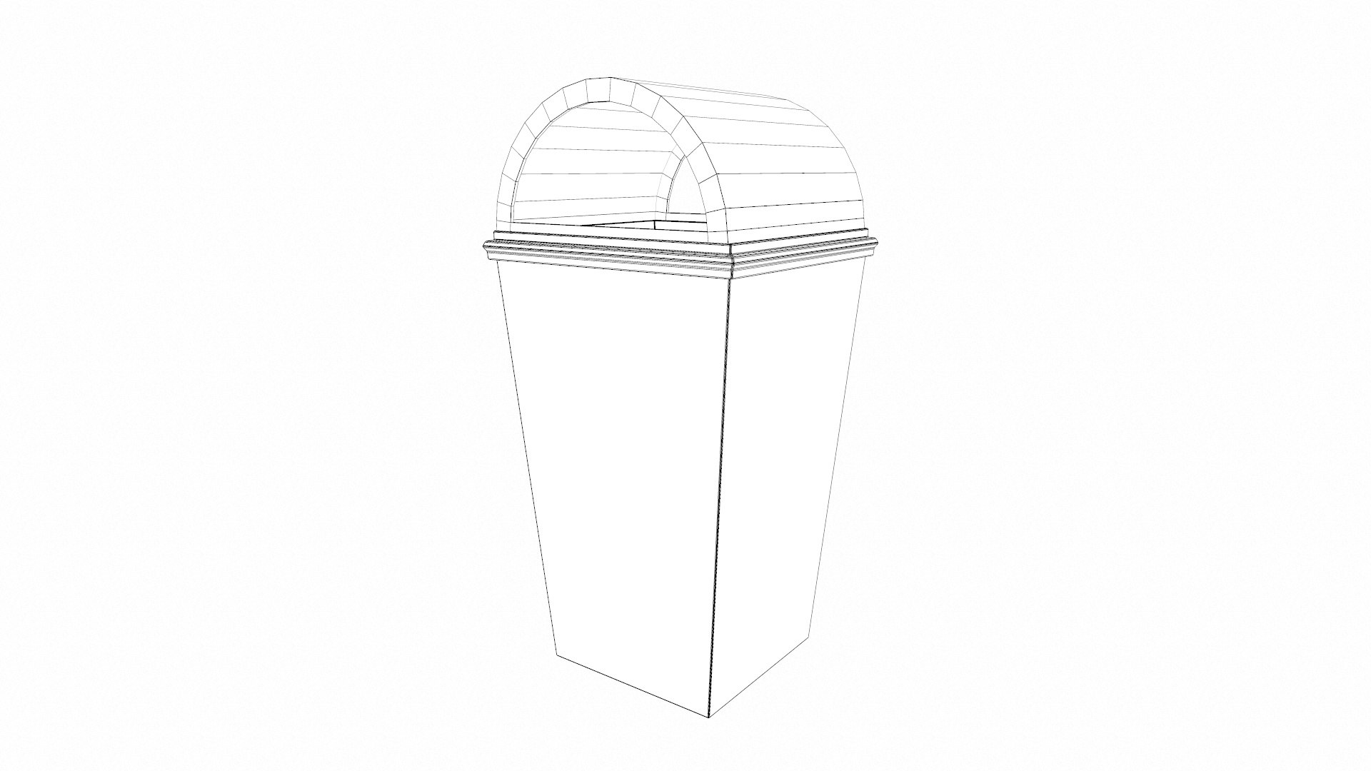 Dustbin 3D Model - TurboSquid 2342040