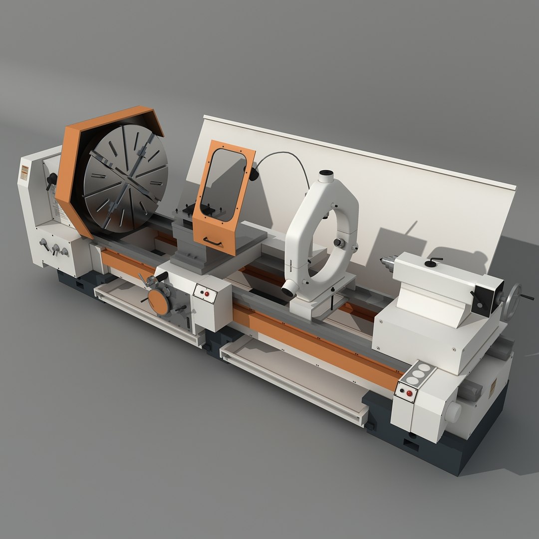 3d Horizontal Milling Machine Model