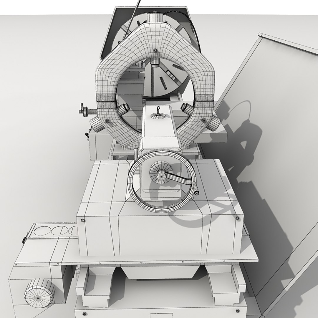 3d Horizontal Milling Machine Model