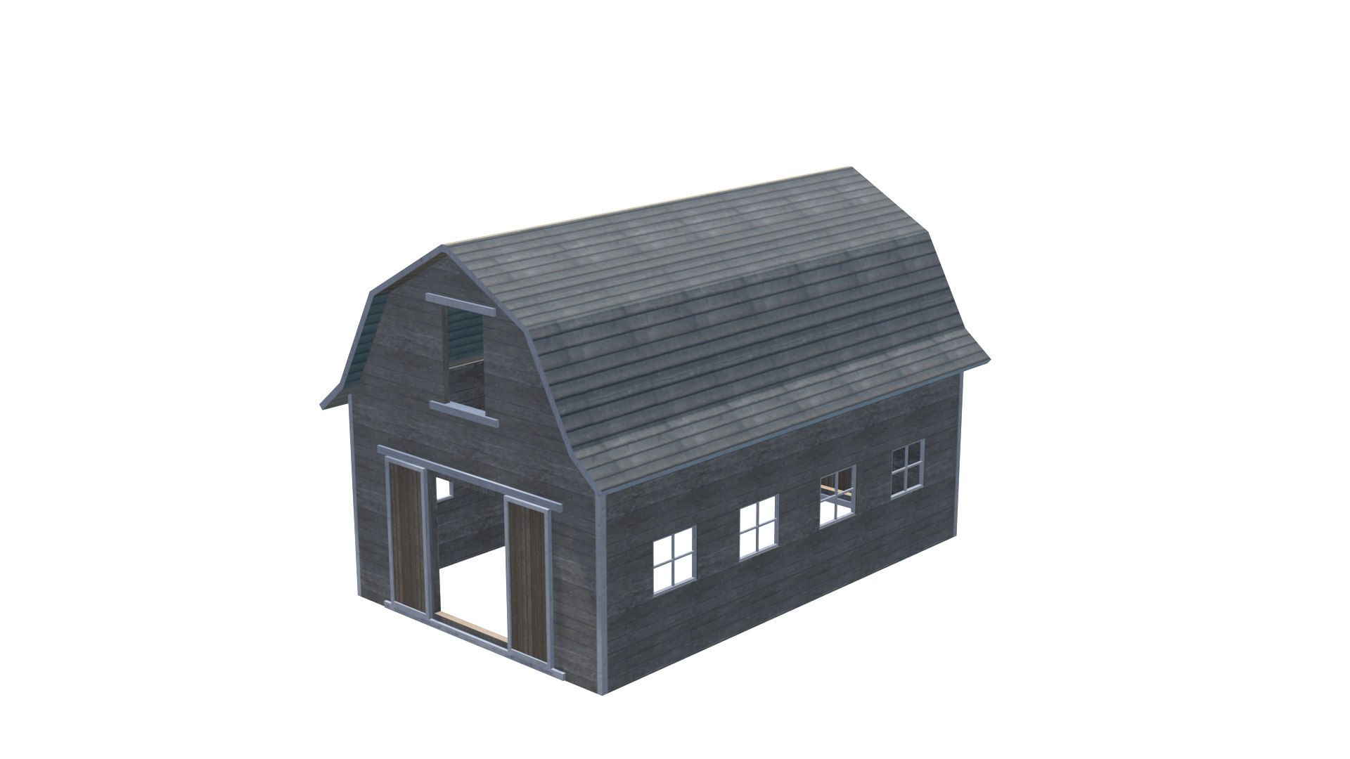 Low Poly Barn 3D Model 3D Model - TurboSquid 2297898
