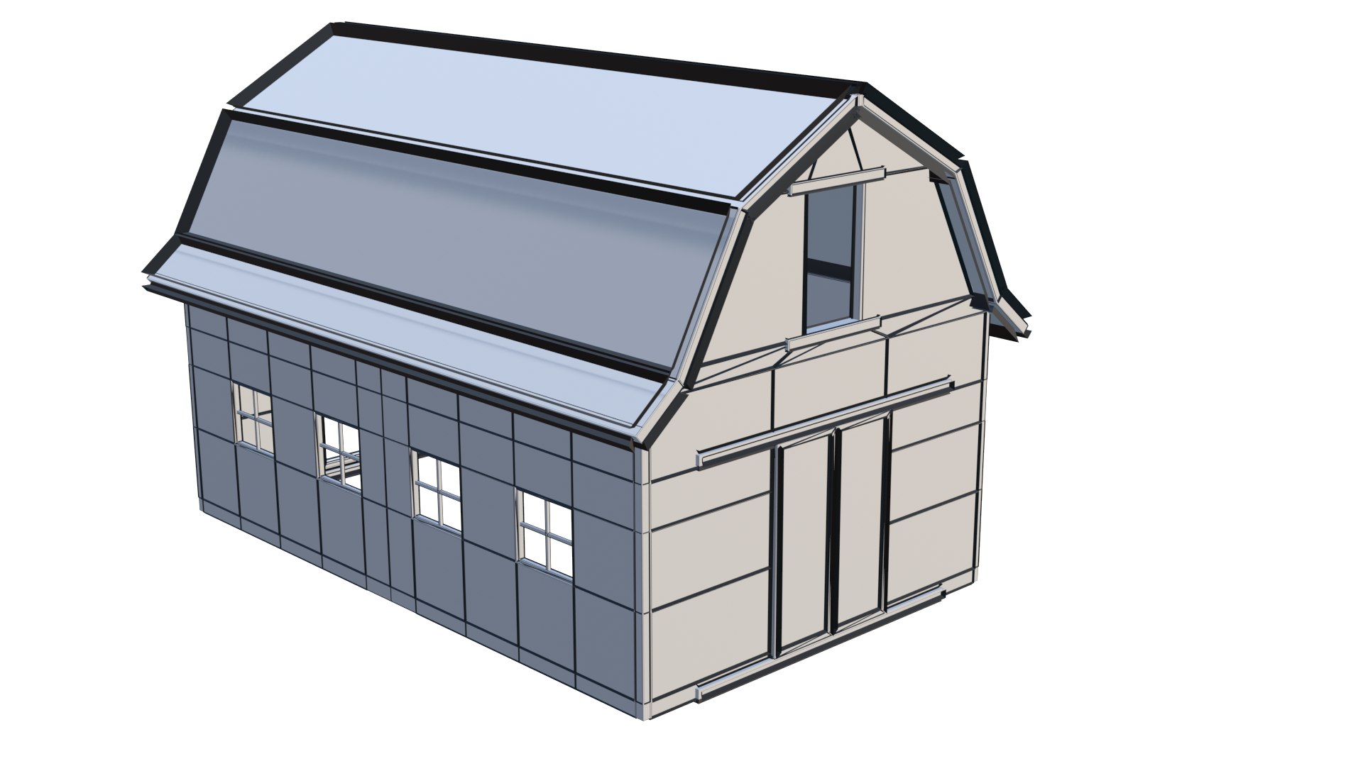Low Poly Barn 3D Model 3D Model - TurboSquid 2297898