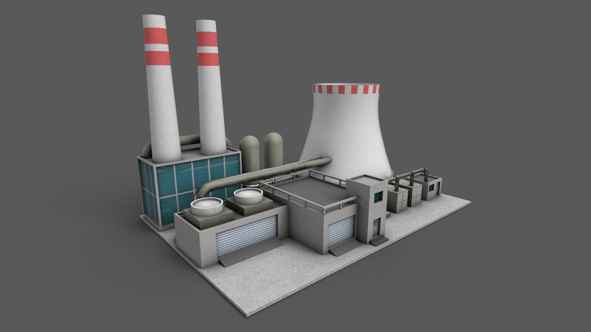 Power Plant 3D Model - TurboSquid 1599023