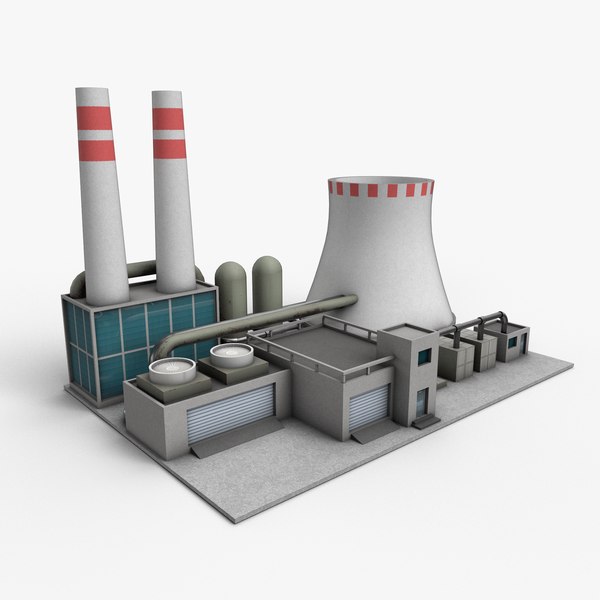 Power plant 3D model - TurboSquid 1599023