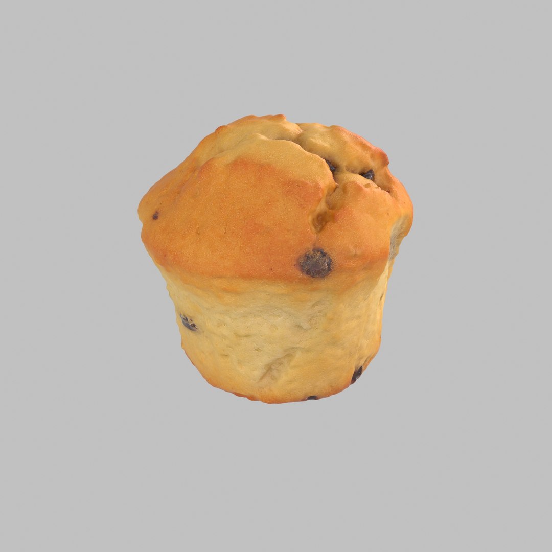 3d muffin chocolate vanilla