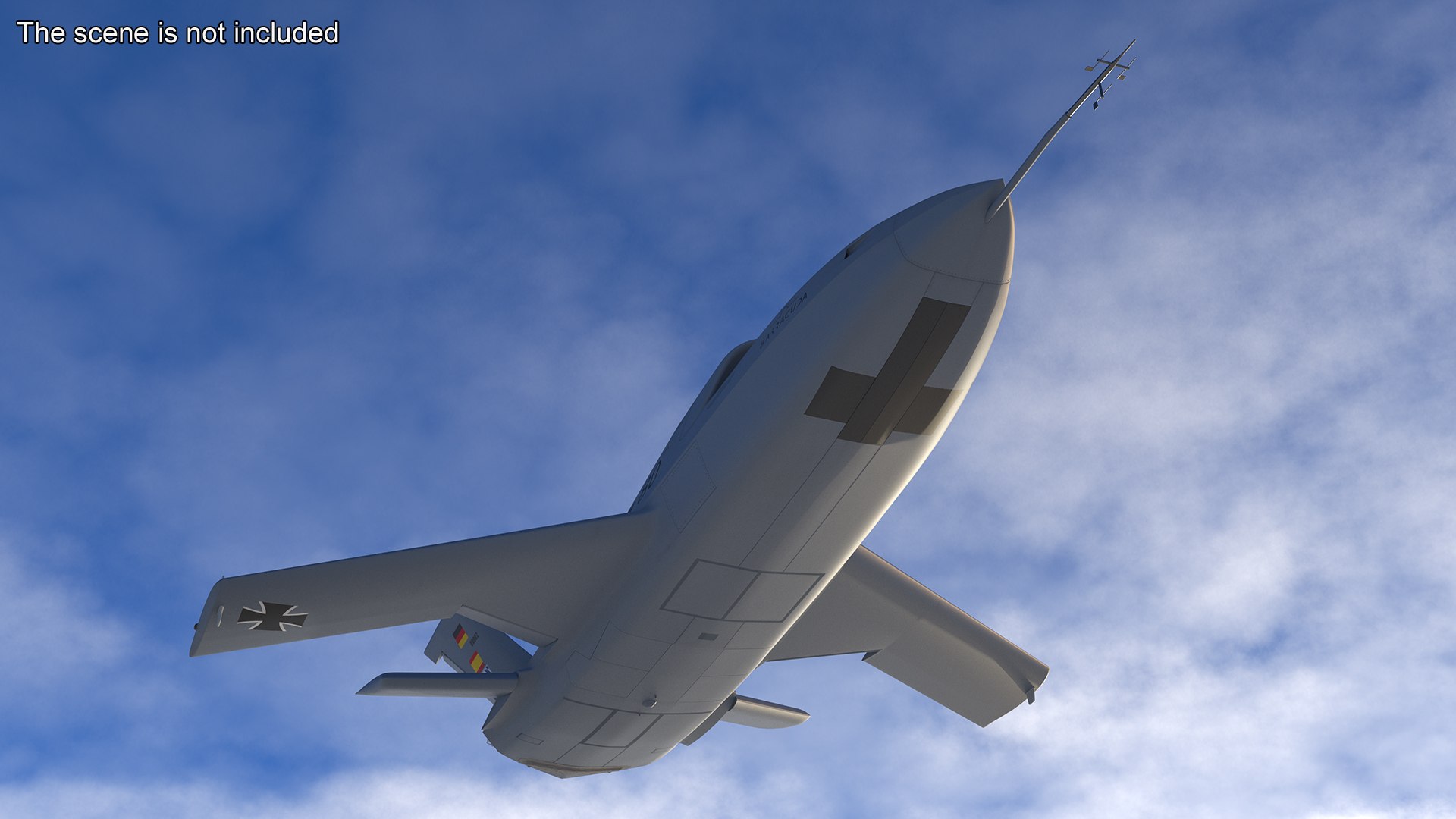 Jet Powered UAV EADS Barracuda 3D Model - TurboSquid 2261391