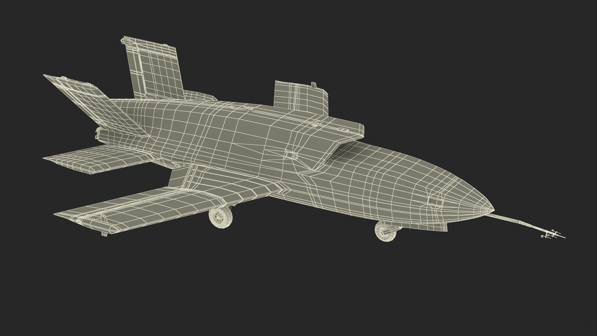 Jet Powered UAV EADS Barracuda 3D Model - TurboSquid 2261391
