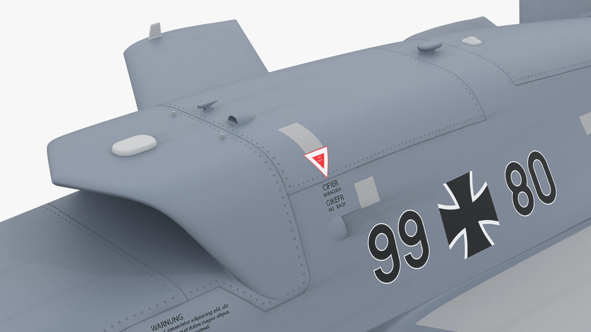 Jet Powered UAV EADS Barracuda 3D Model - TurboSquid 2261391