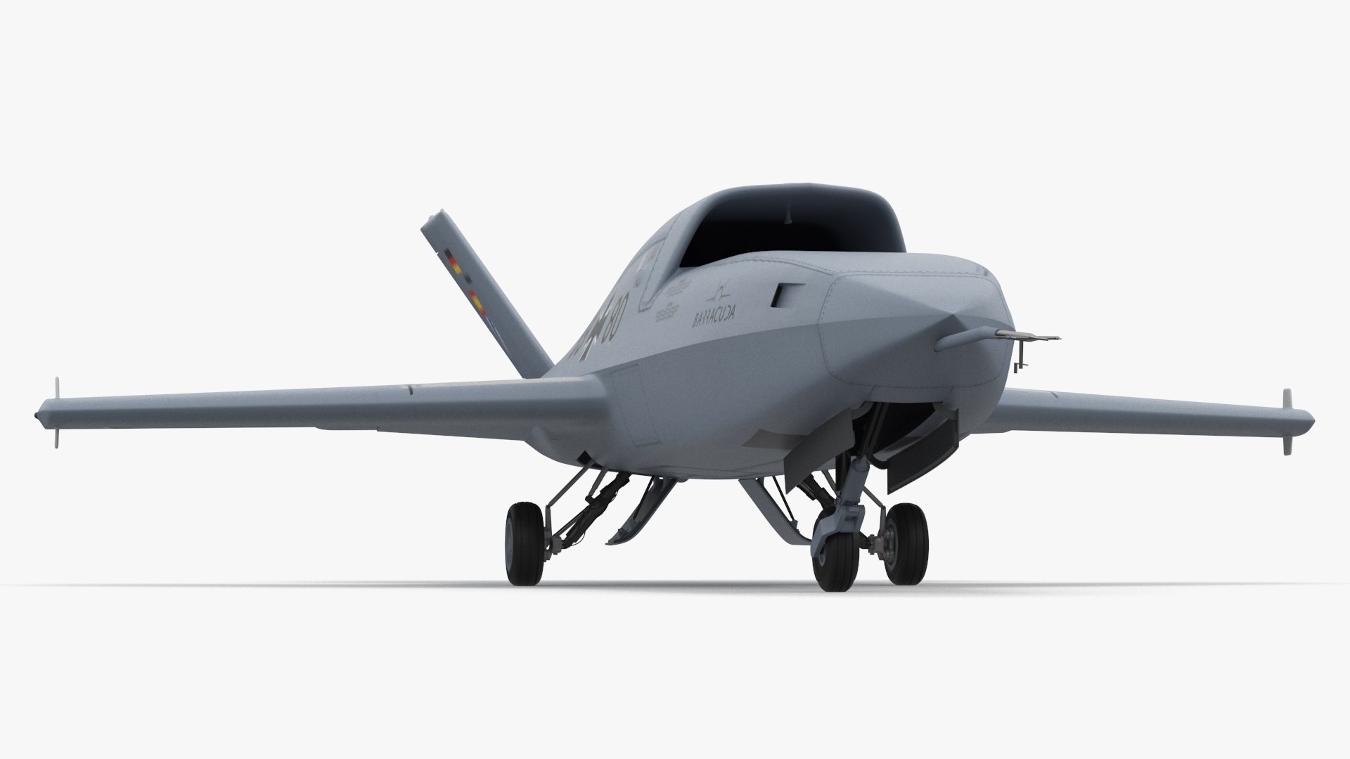 Jet Powered UAV EADS Barracuda 3D Model - TurboSquid 2261391