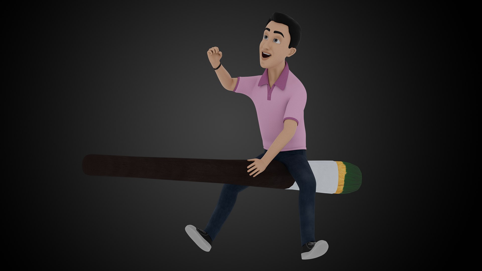 3D Cartoon RIGGED Man Character Jude 3D Model - TurboSquid 2247336