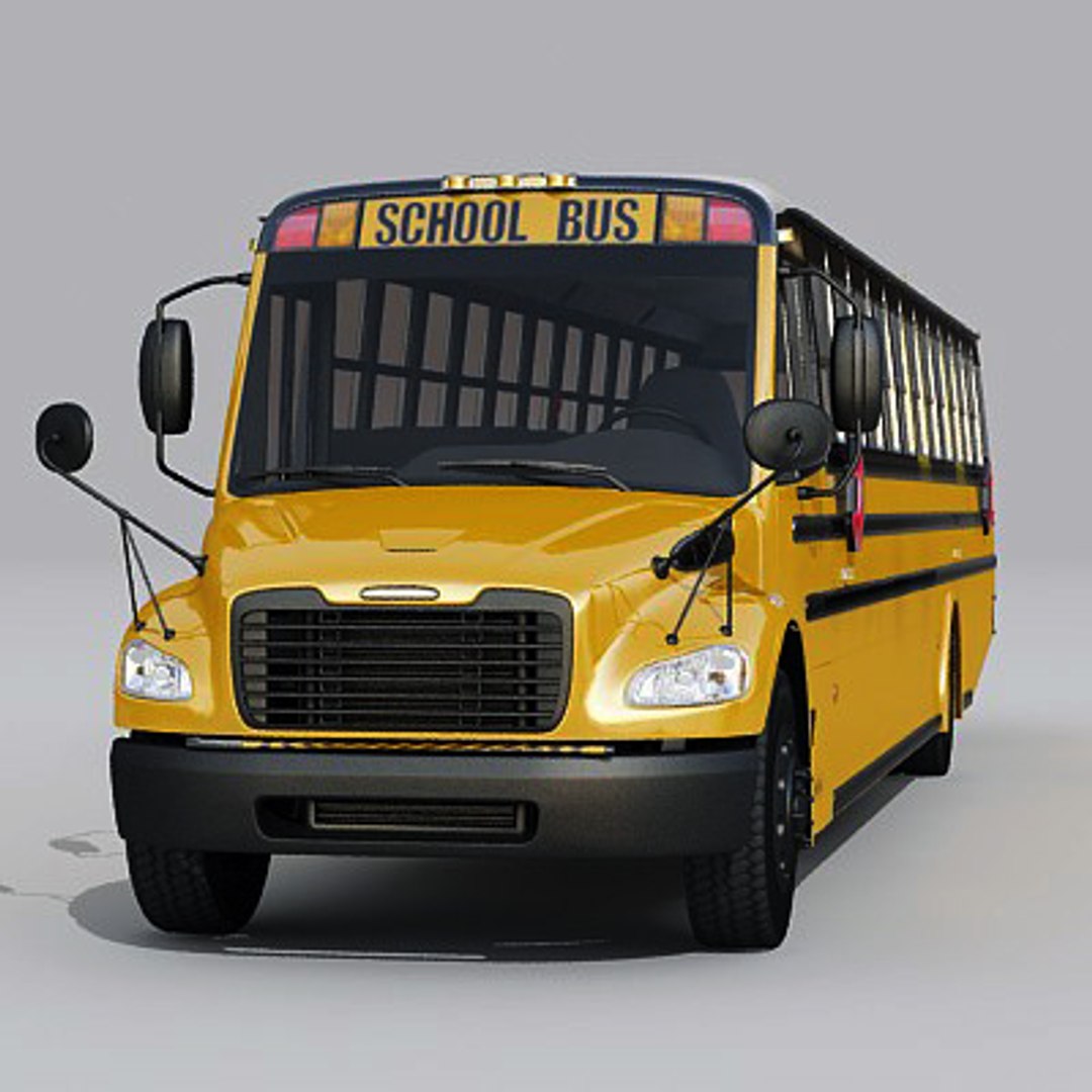 3d School Bus C2