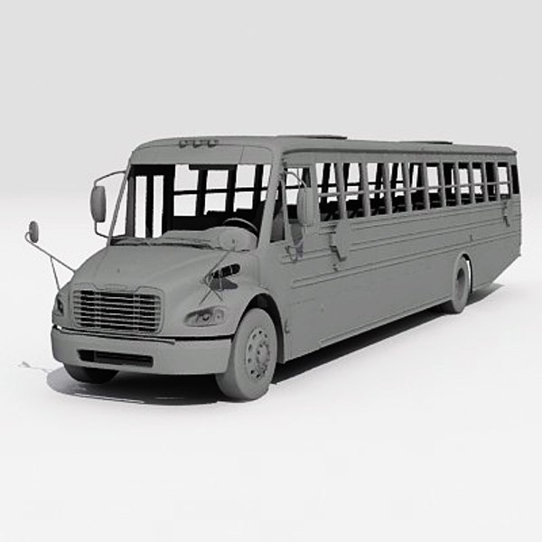 Freightliner C2 SCHOOL BUS3D模型 - TurboSquid 526016
