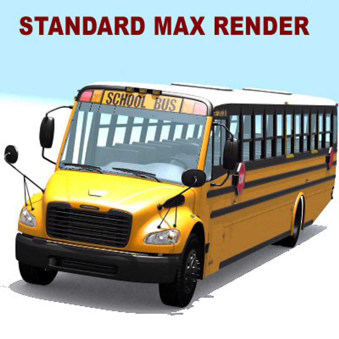 3d School Bus C2