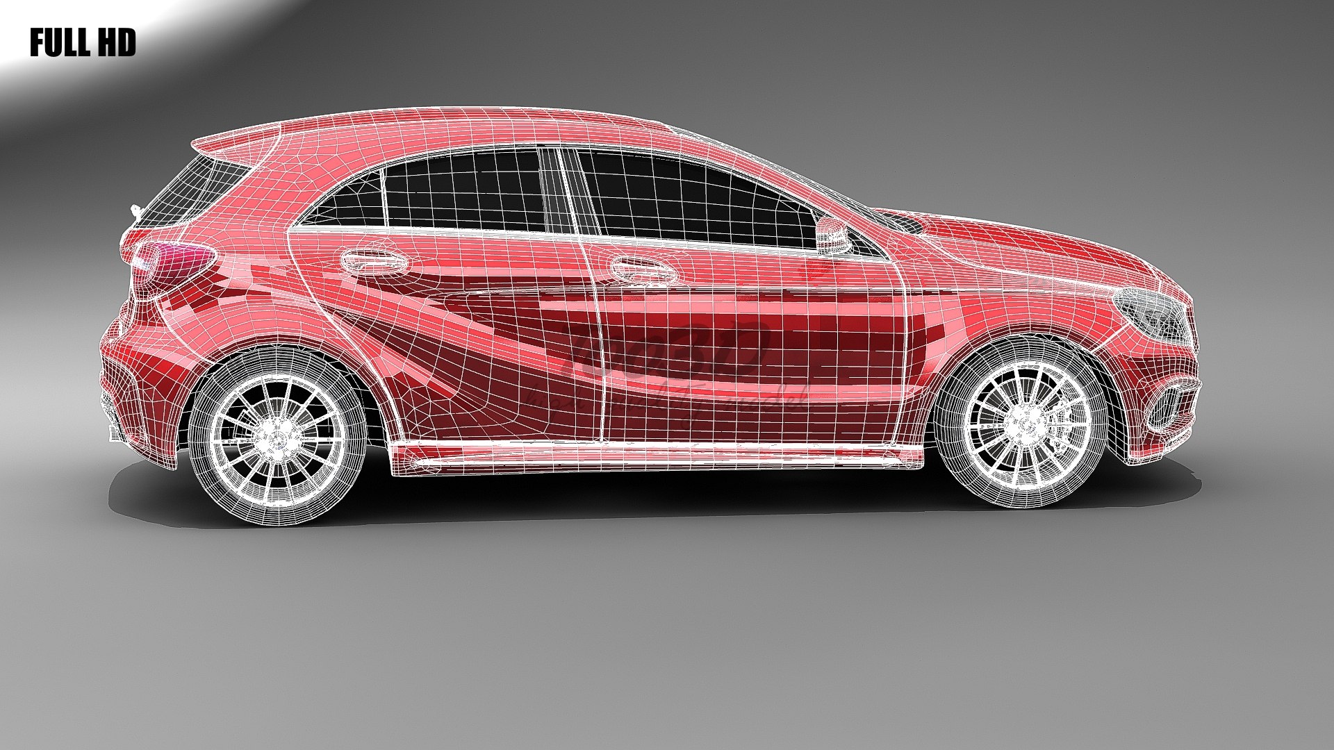 3d Mercedes Class L2 Model