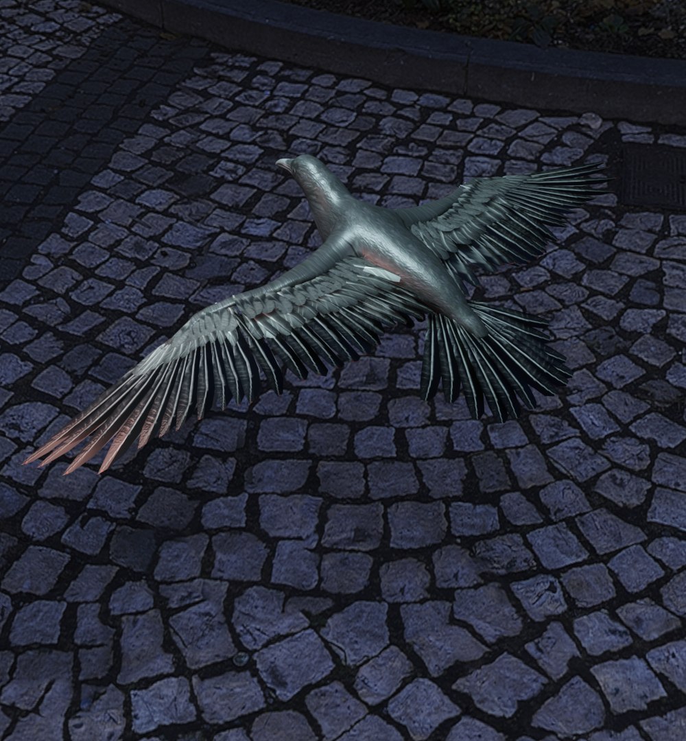 Crow Flying 3D - TurboSquid 1618508