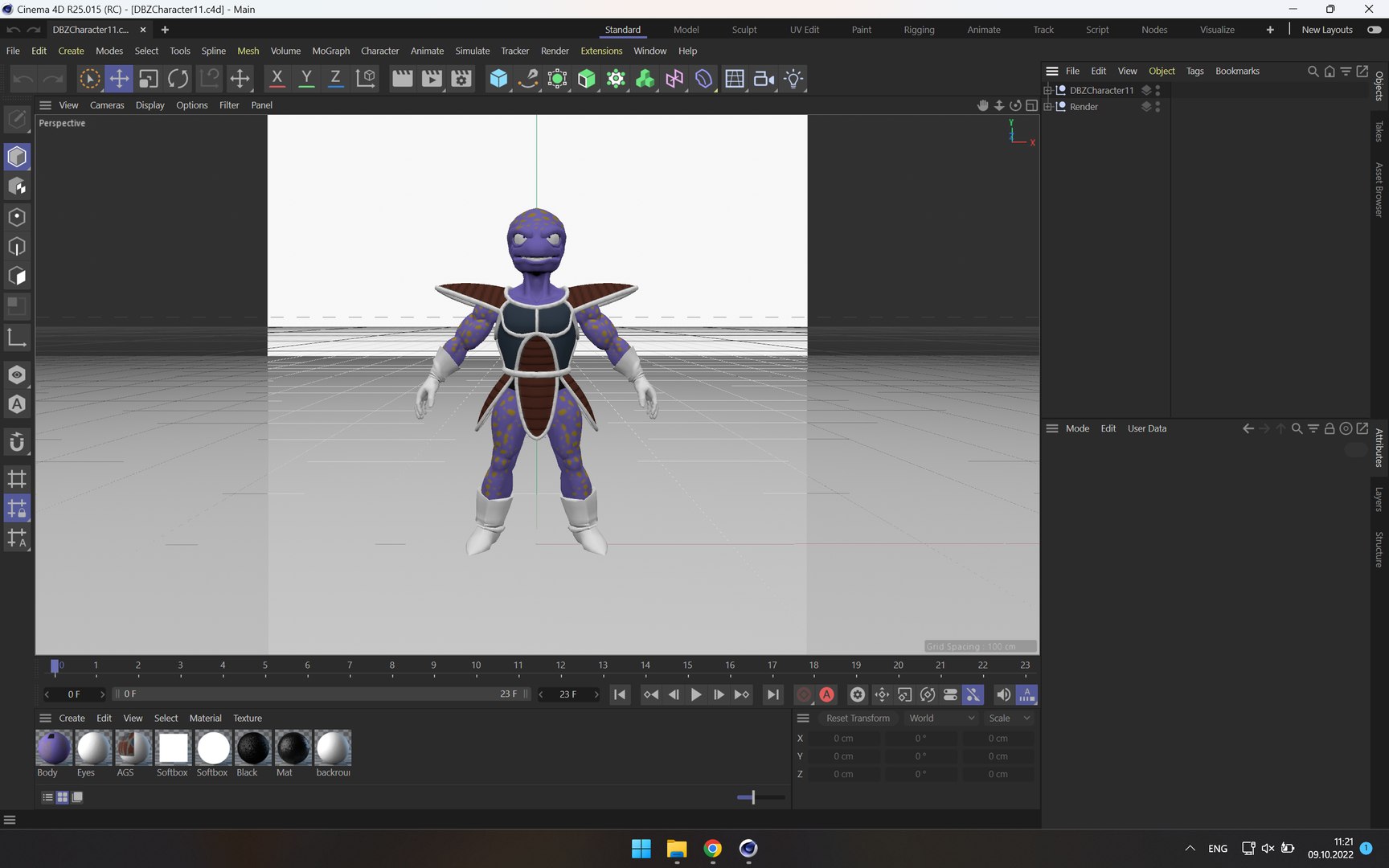 3D DBZ Character V11 Model - TurboSquid 2074074