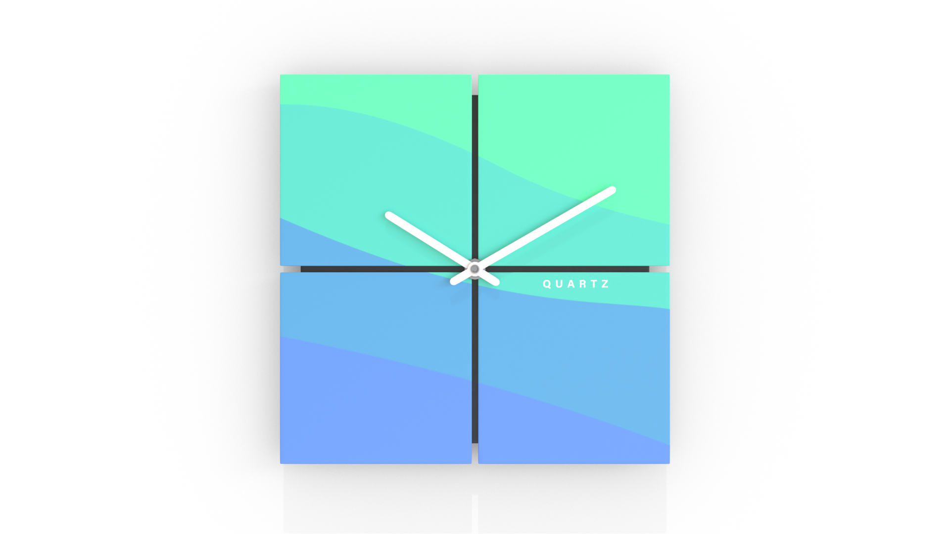 3D Minimalist Clock - Ocean Square - TurboSquid 1990307