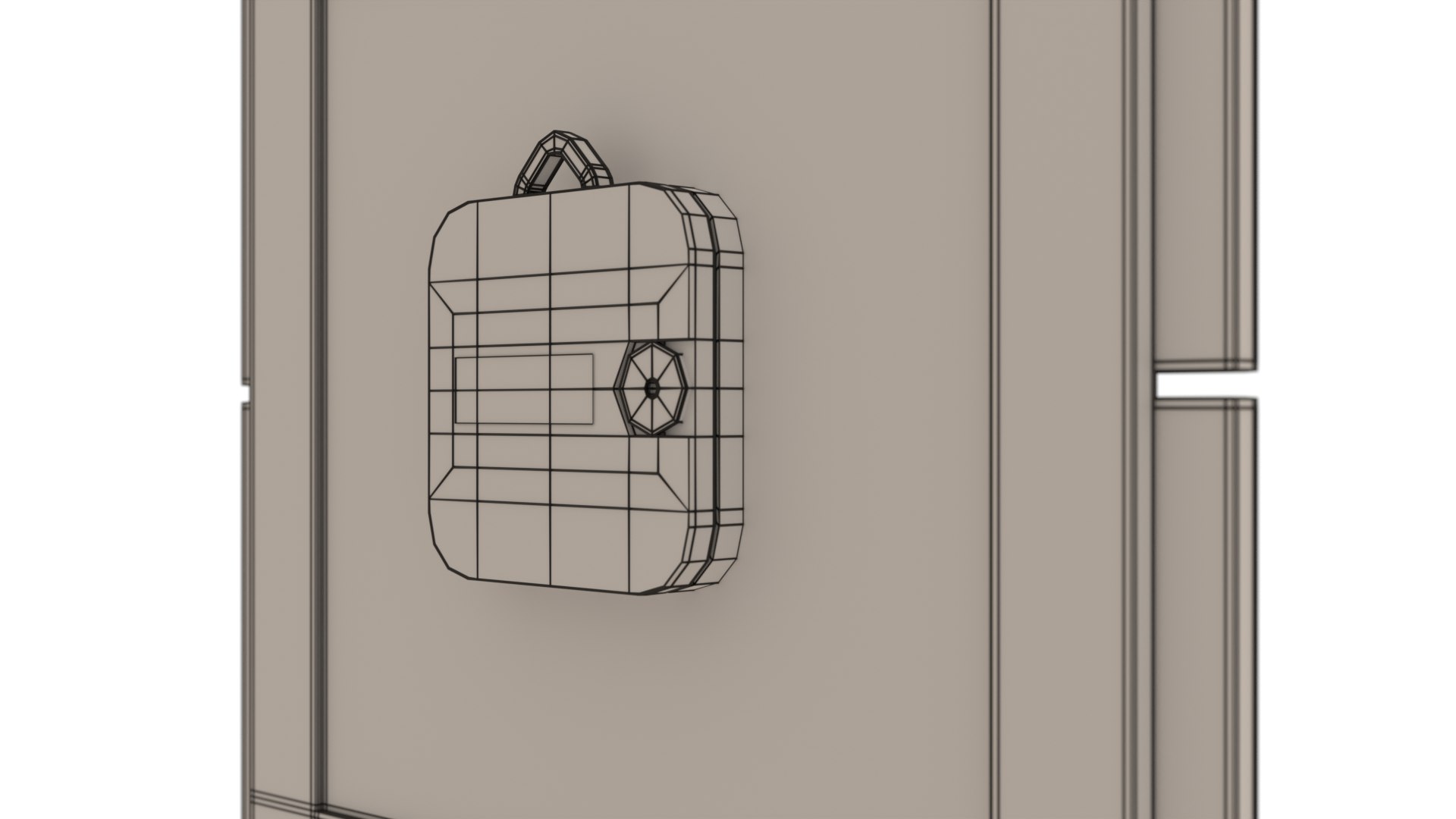 3D Minimalist Clock - Ocean Square - TurboSquid 1990307