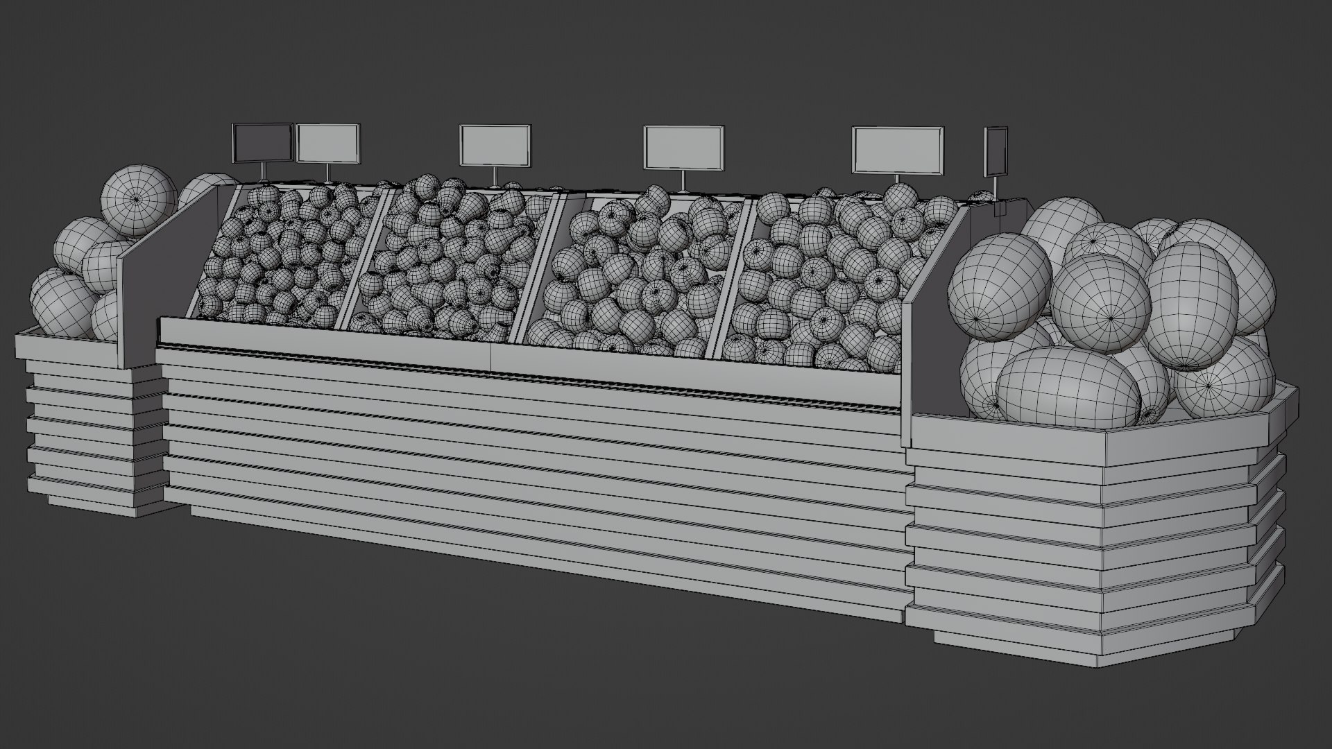 3D Fruit Showcase - TurboSquid 2120177