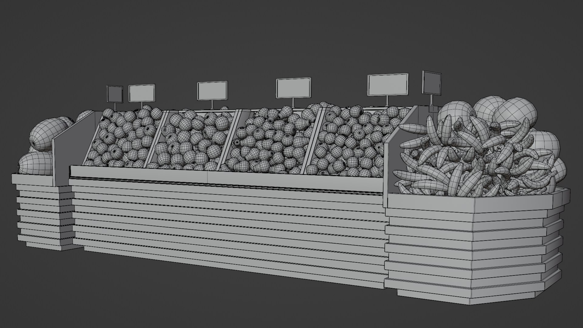 3D Fruit Showcase - TurboSquid 2120177