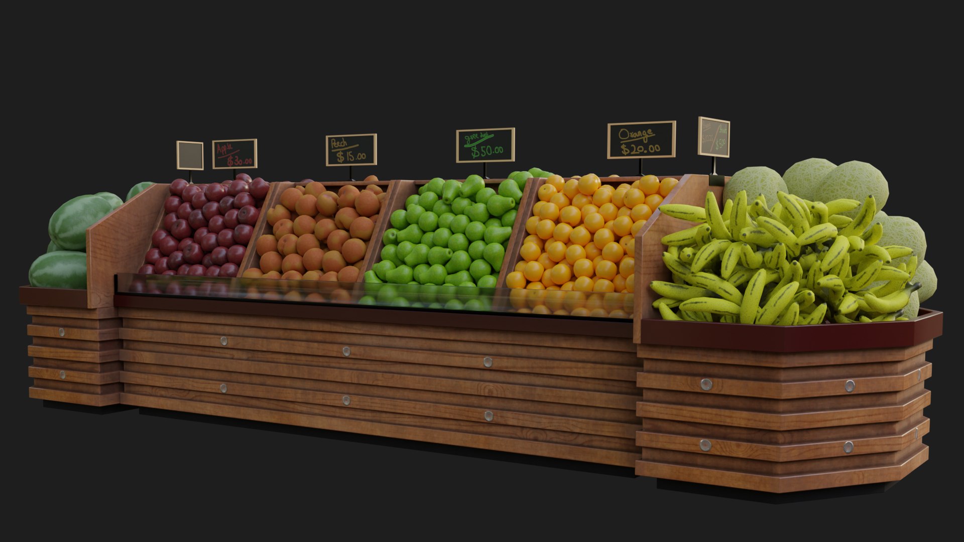 3D Fruit Showcase - TurboSquid 2120177