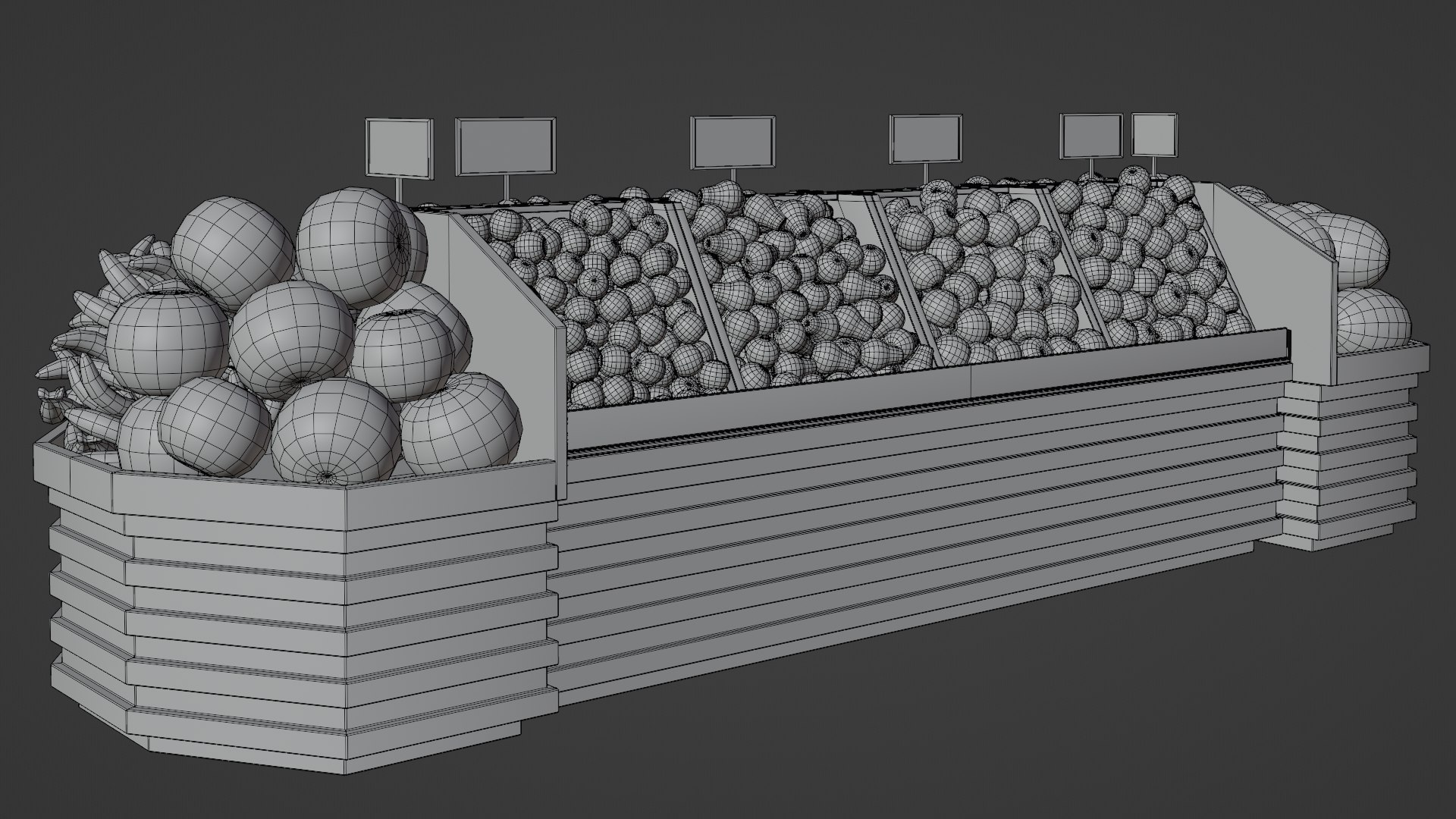 3D Fruit Showcase - TurboSquid 2120177