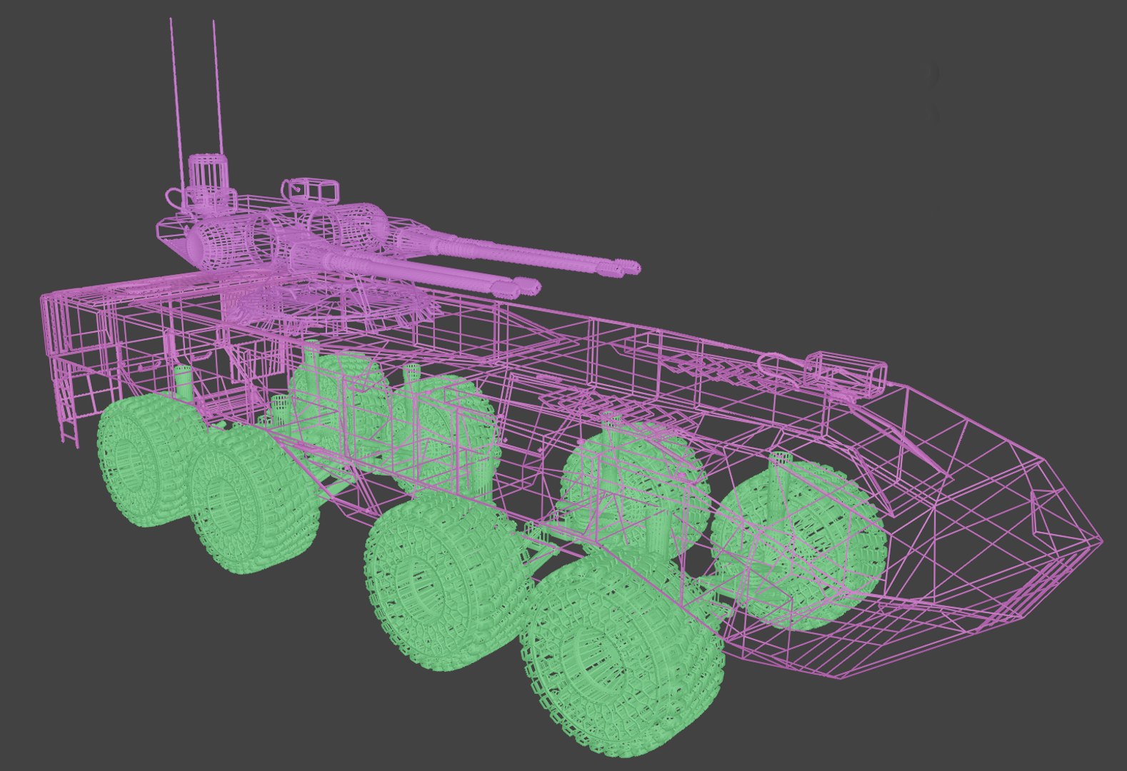 3D space tank model - TurboSquid 1574016
