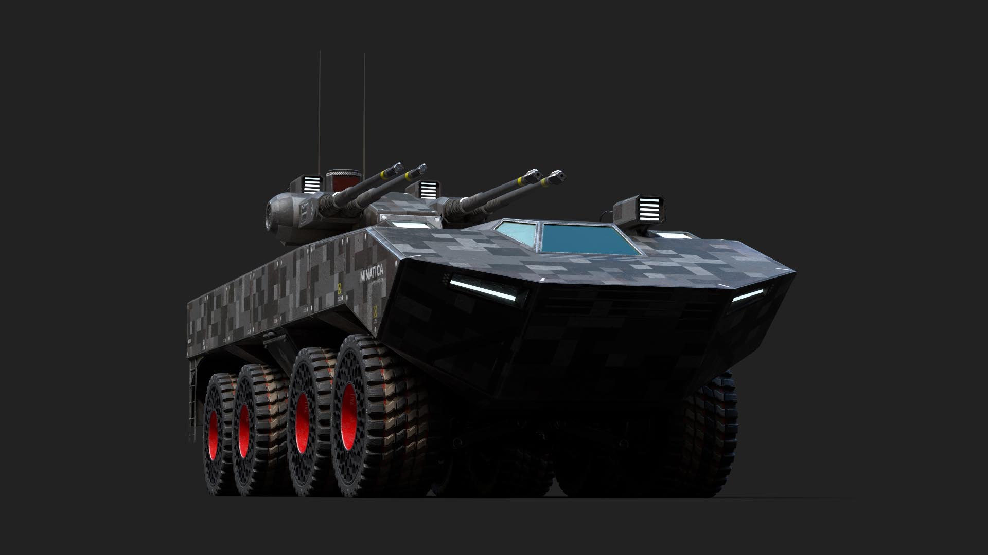 3D space tank model - TurboSquid 1574016