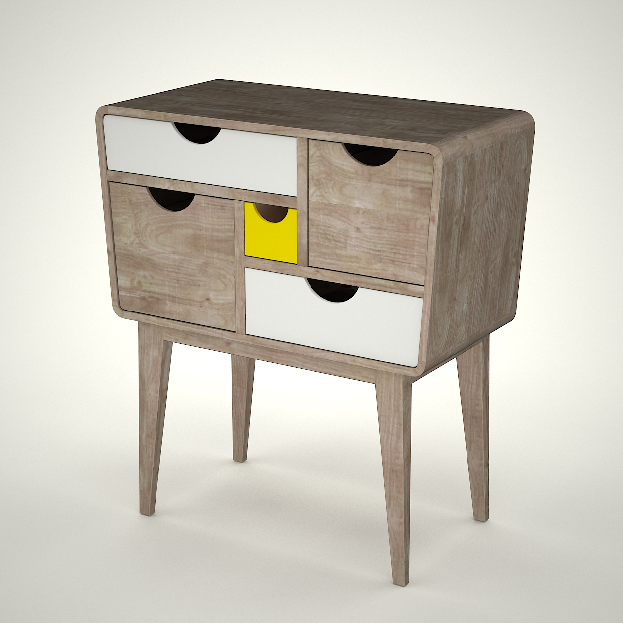 free commode kristbjorg scandinavian style 3d model