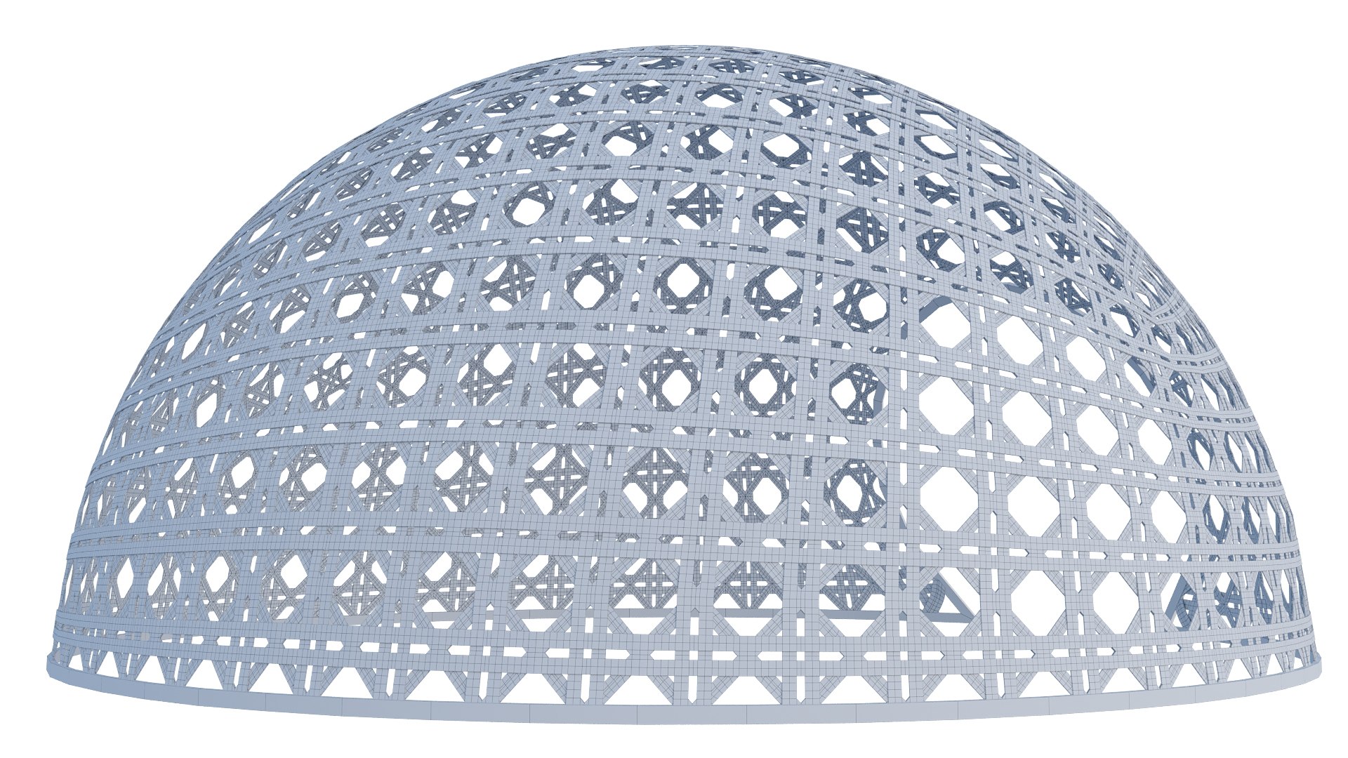 Wicker Dome Pavilion 3D Model - TurboSquid 2131354
