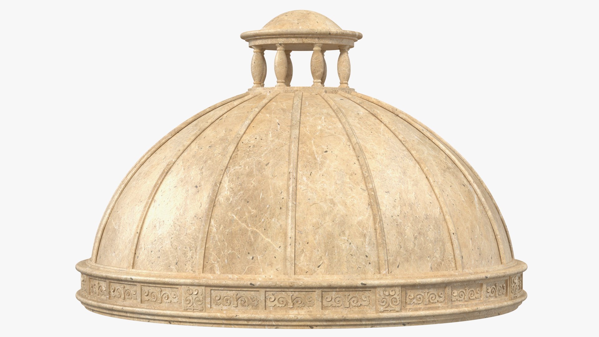 3D Model Stone Dome - TurboSquid 1610838
