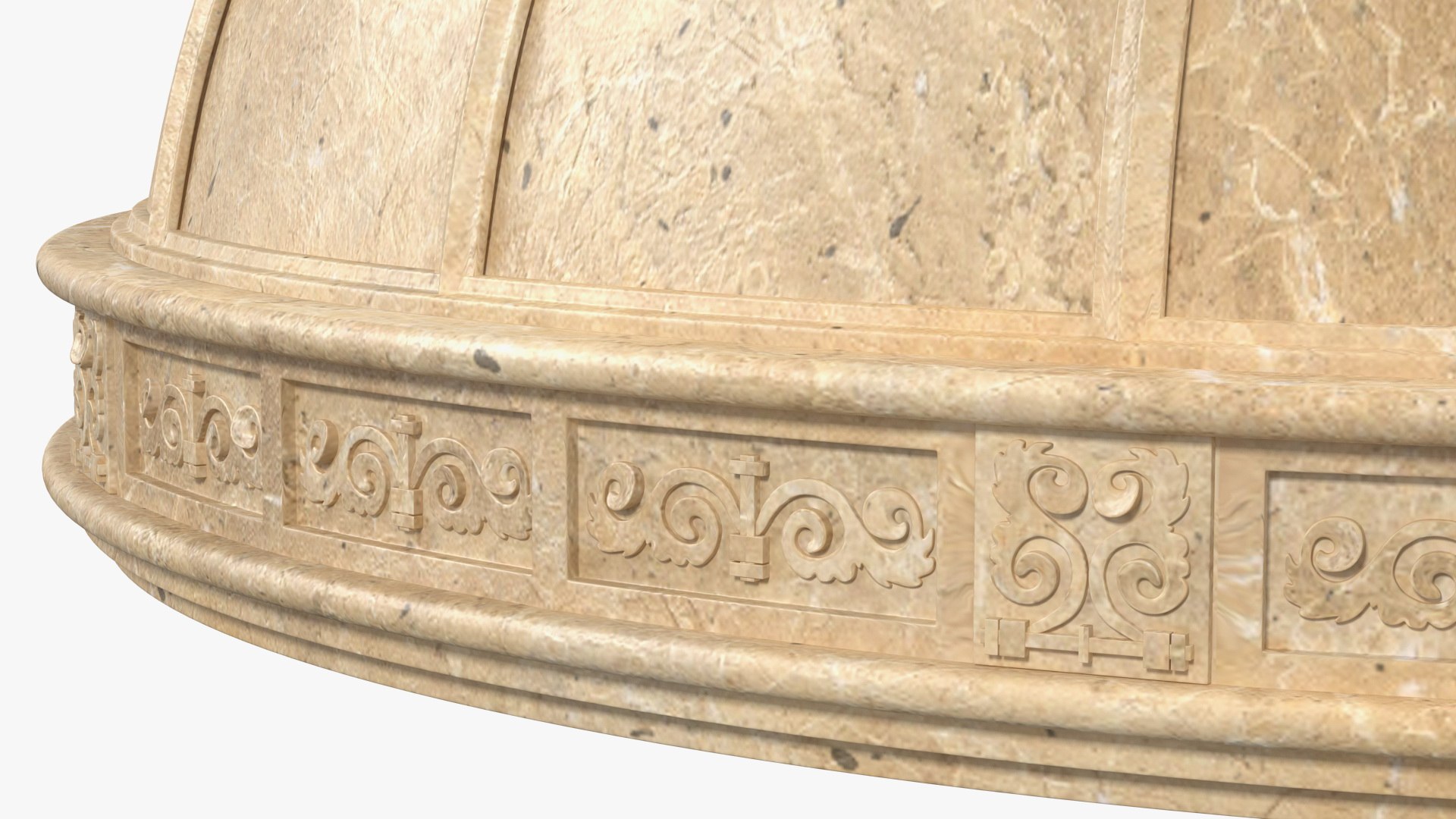 3D Model Stone Dome - TurboSquid 1610838