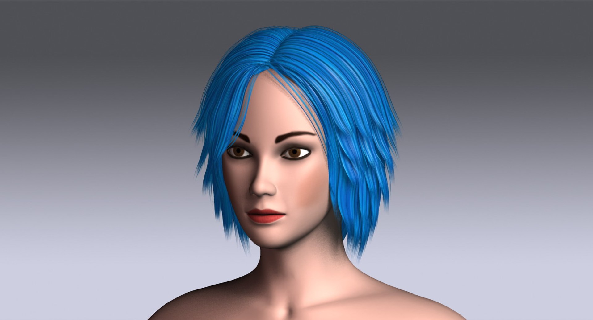 3D Hairstyle 2 Hair - TurboSquid 1160065