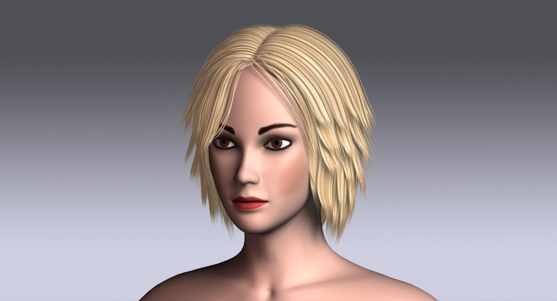 3D Hairstyle 2 Hair - TurboSquid 1160065