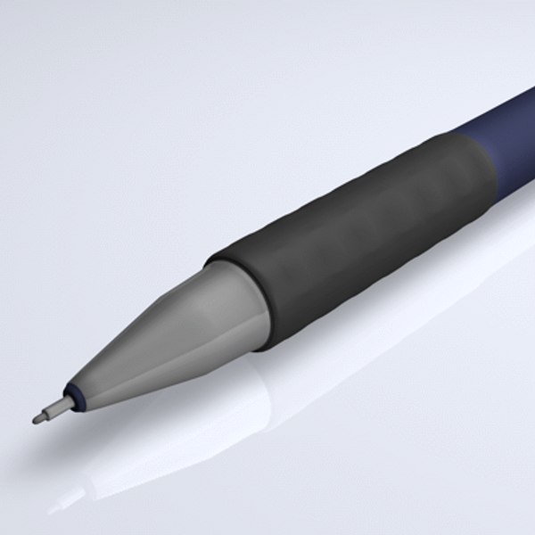 3d model mechanical pencil pen