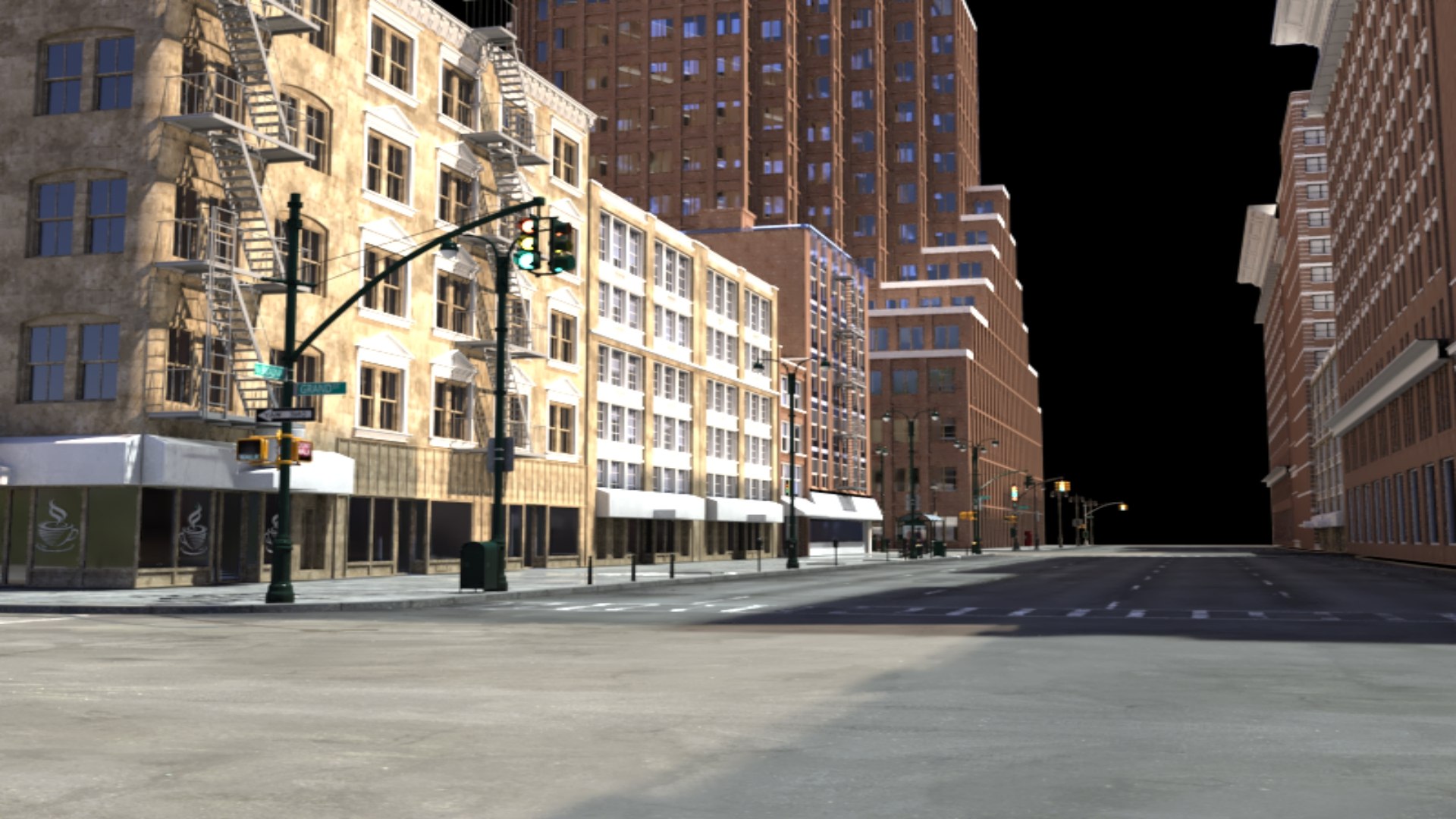STREET BUILDING 3D Model - TurboSquid 1717923