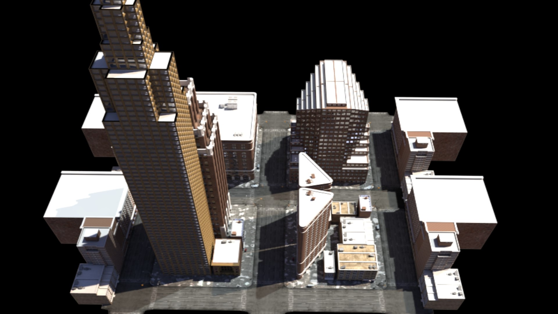 STREET BUILDING 3D Model - TurboSquid 1717923