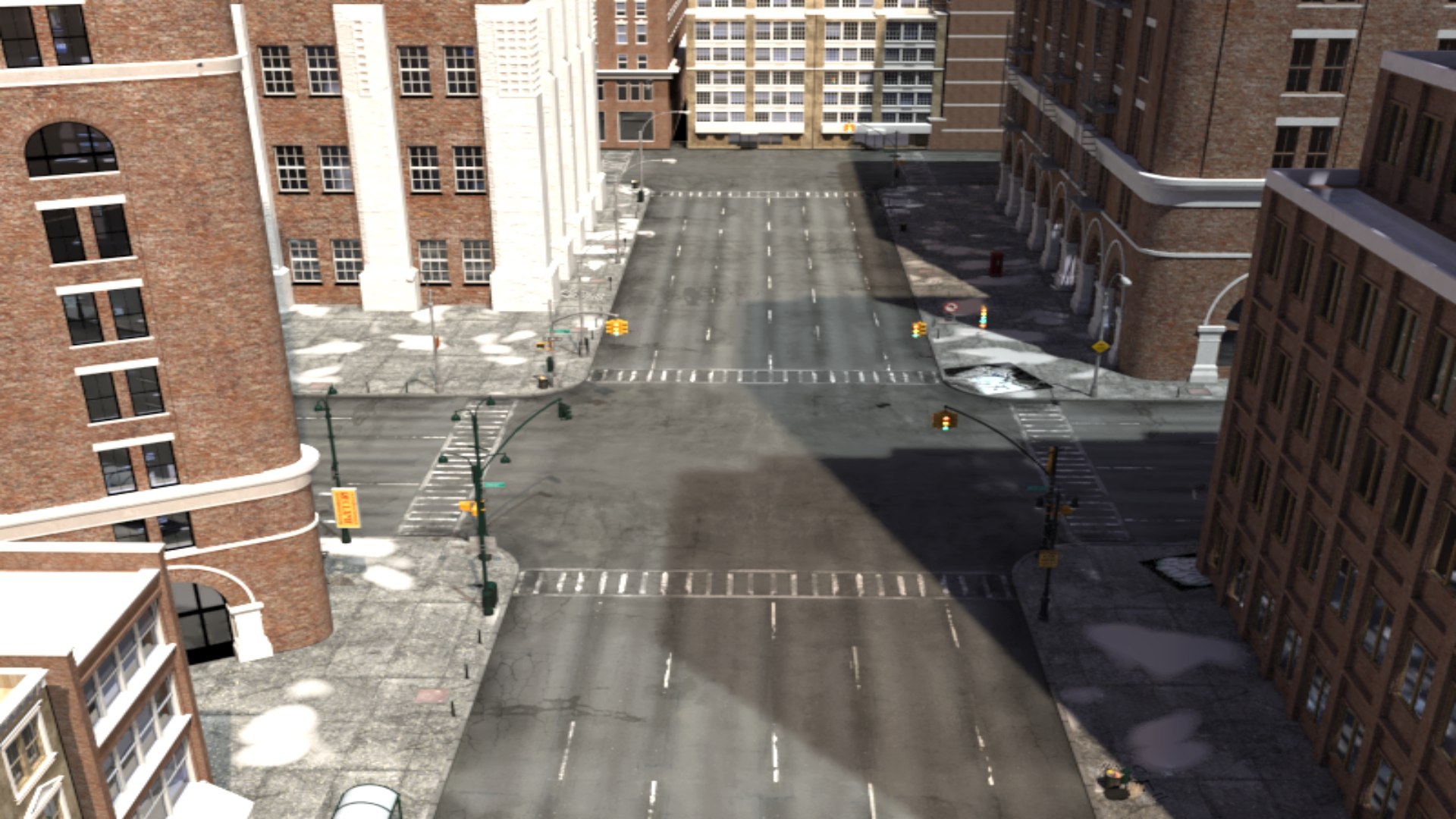 STREET BUILDING 3D Model - TurboSquid 1717923