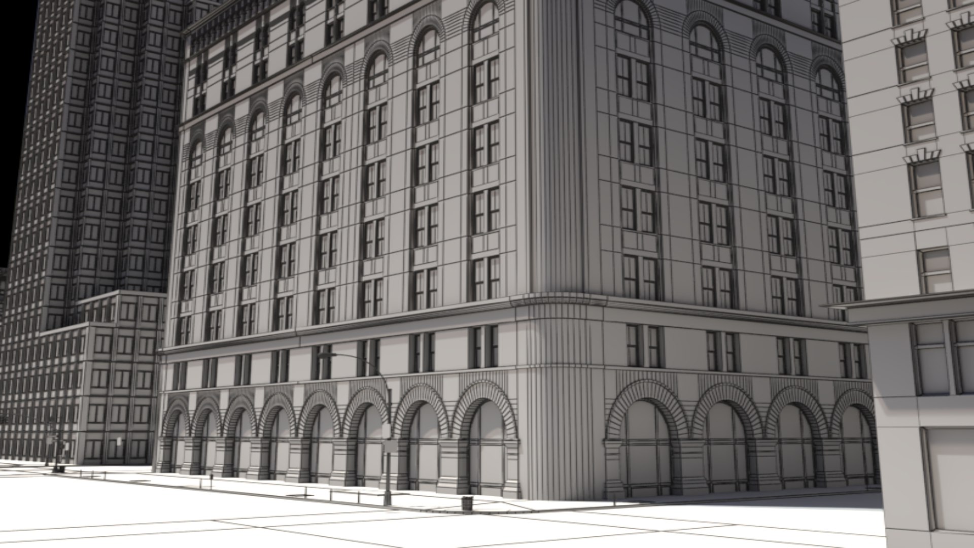 STREET BUILDING 3D Model - TurboSquid 1717923