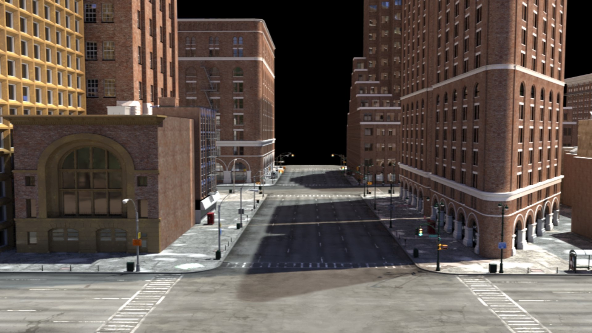 STREET BUILDING 3D Model - TurboSquid 1717923