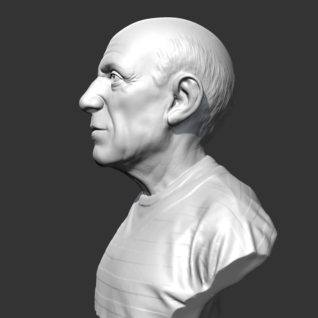 Pablo Picasso 3D Print Model 3D - TurboSquid 2252962