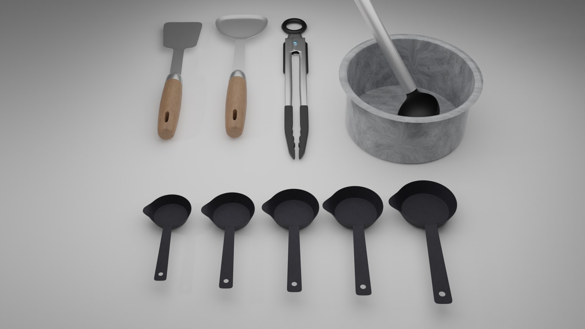 3D Kitchen Items Model - TurboSquid 2235880