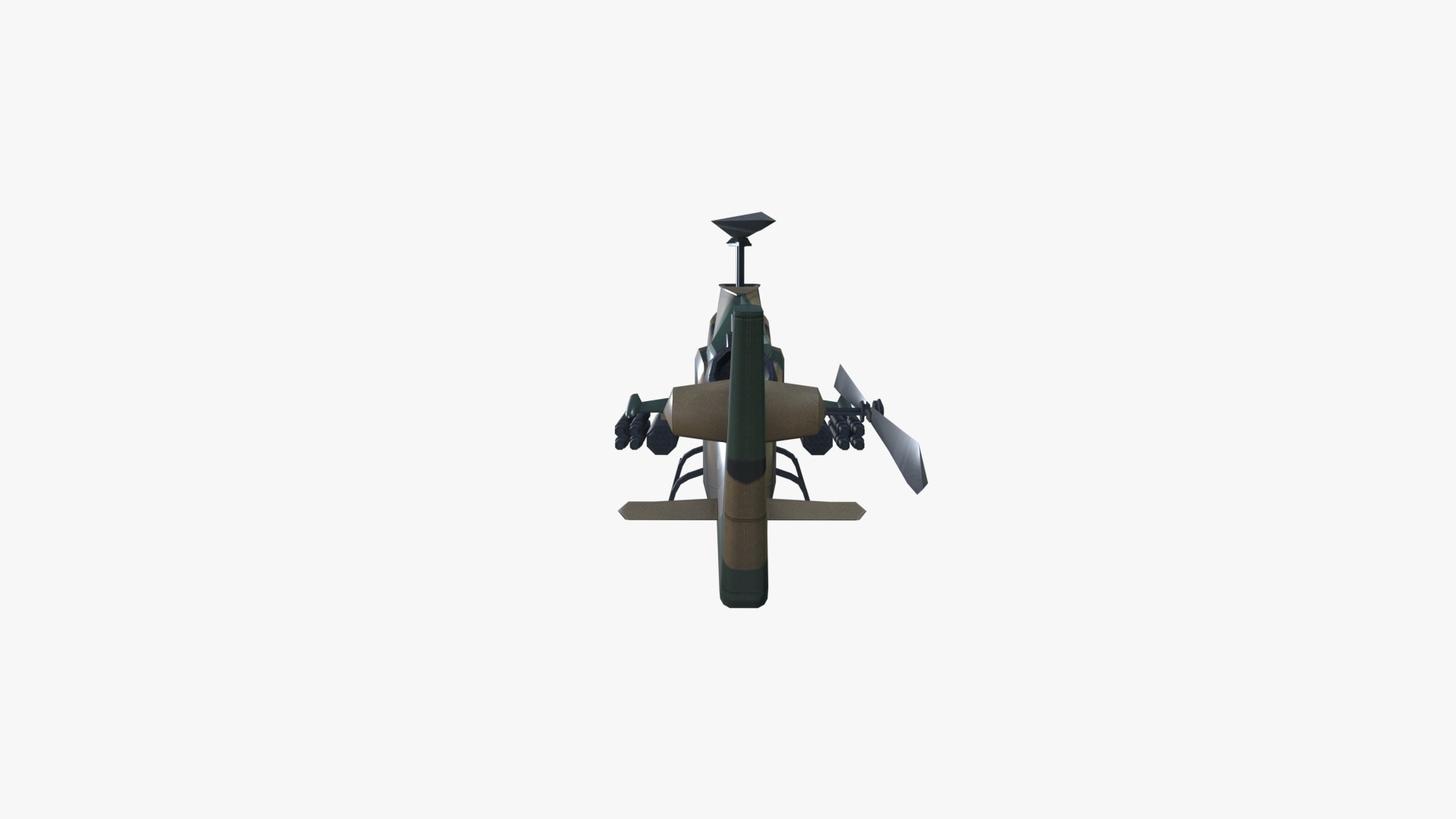 3D Low Poly Bell AH-1 Cobra - TurboSquid 2057250