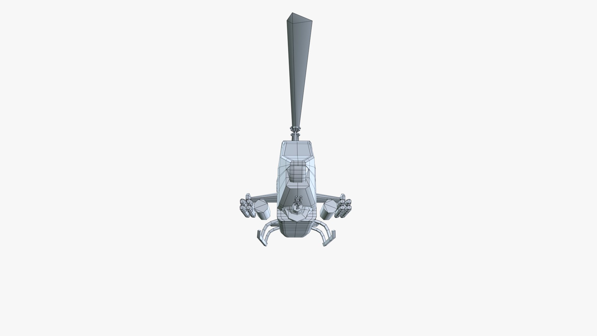 3D Low Poly Bell AH-1 Cobra - TurboSquid 2057250