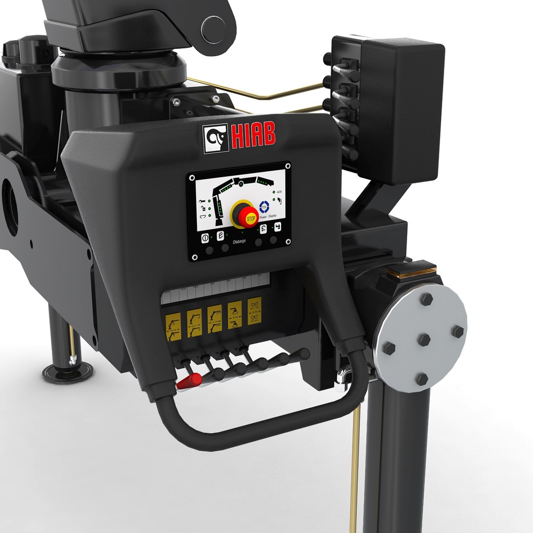 3d Model Of Mercedes Crane Truck