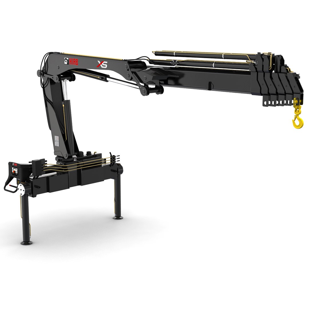 3d Model Of Mercedes Crane Truck