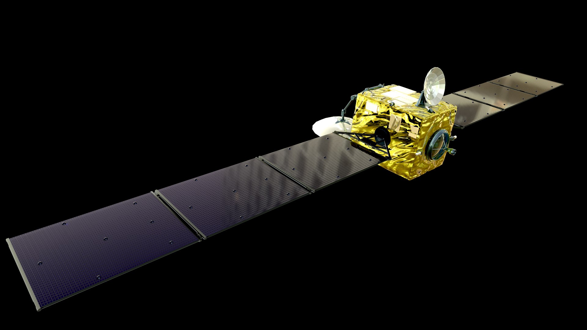 3D Beidou-3 Satellite Beidou Navigation - TurboSquid 1461975