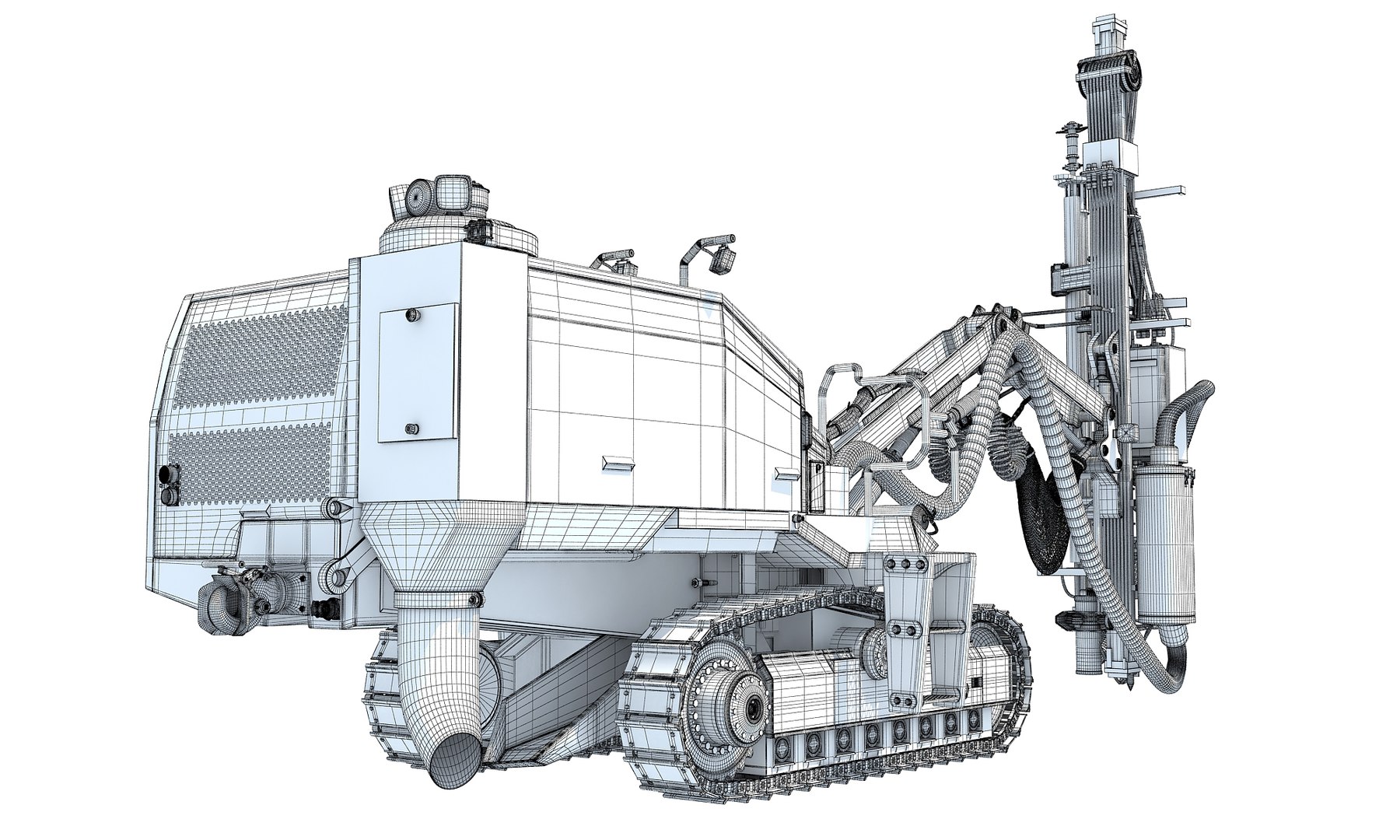 3D model Surface Drilling Rig - TurboSquid 1815435