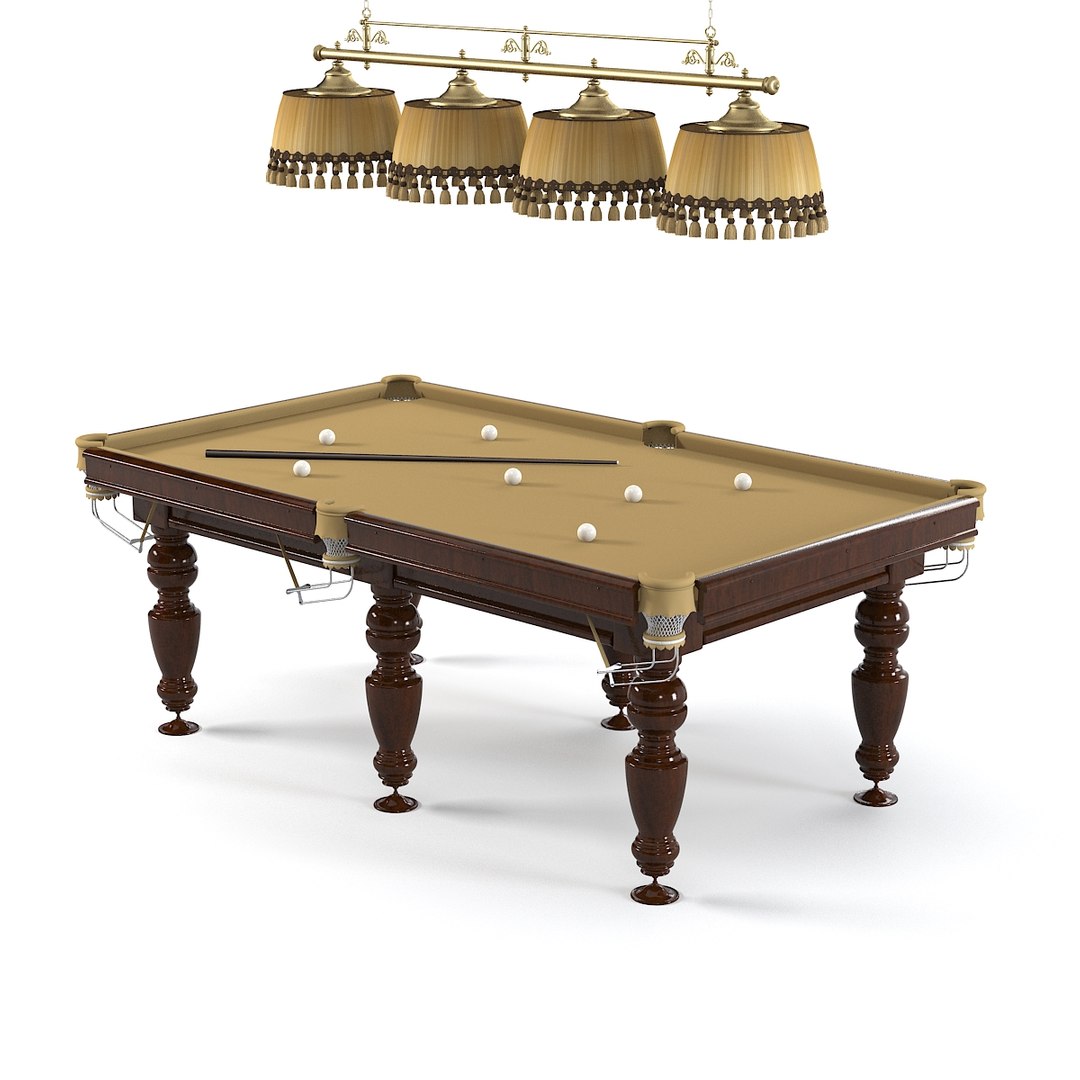 Billiard Set 3d Model