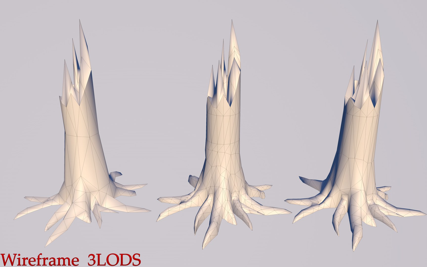 Broken Tree Branches Model - TurboSquid 1513261