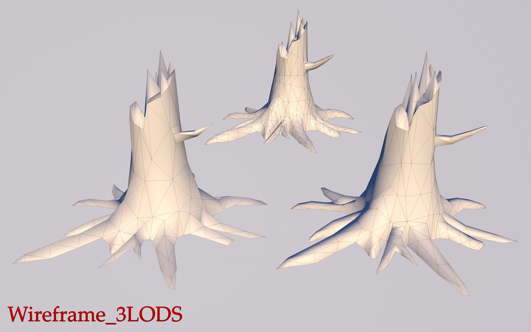 Broken Tree Branches Model - TurboSquid 1513261